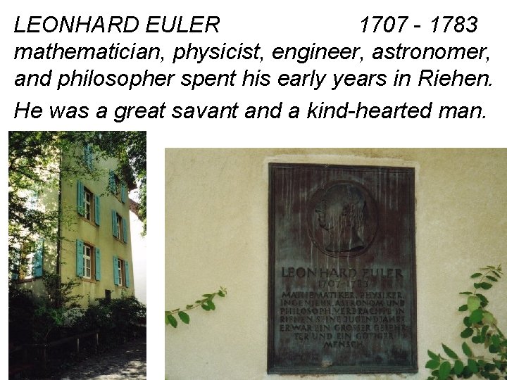 In Celebration of Eulers 300 th Birthday V
