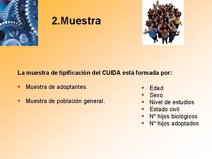 CUIDA Cuestionario para la evaluacin de adoptantes cuidadores