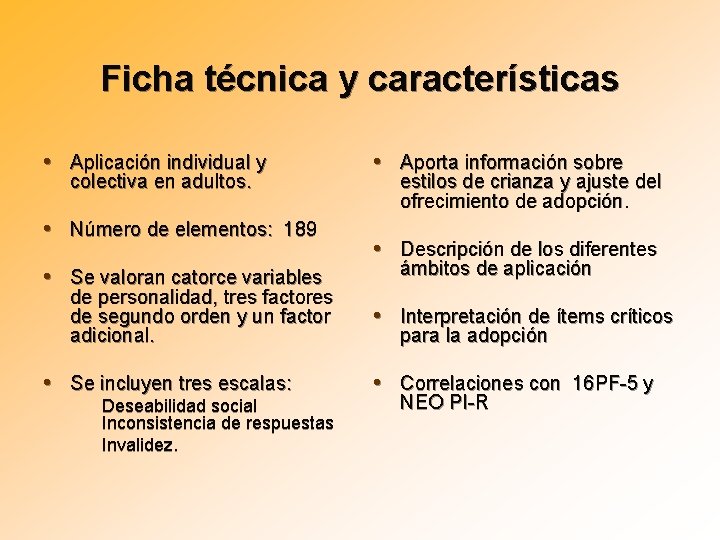 CUIDA Cuestionario para la evaluacin de adoptantes cuidadores
