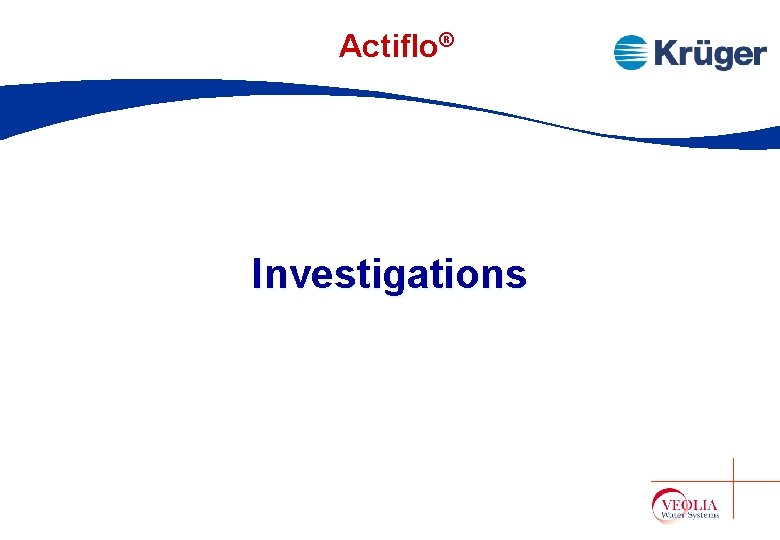 Introduction to The Actiflo Process a compact solution