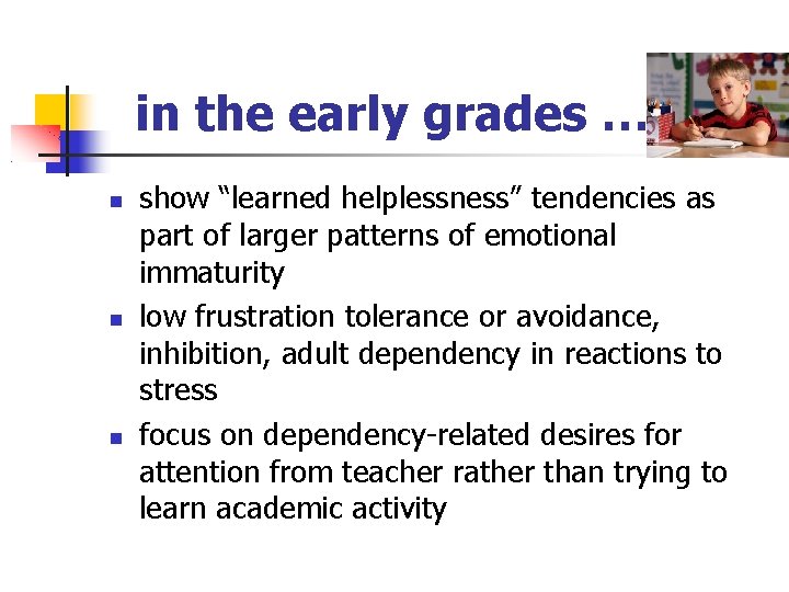 Developing Successful Students by Encouraging Independence Discouraging ...
