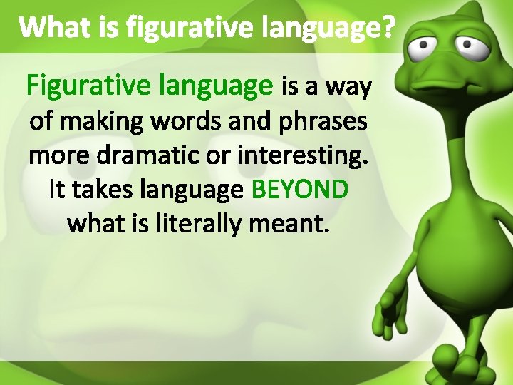 Figurative Language Fun and Interactive Created by TEACHERS