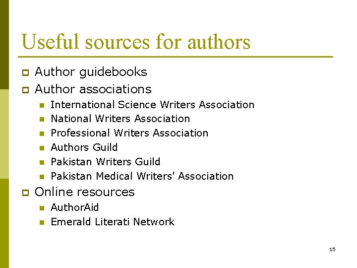 Publishing Your Research Prof Dr Khalid Mahmood Department