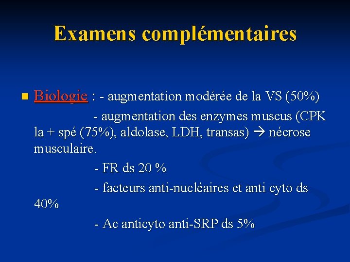 La polymyosite Le cas dun patient n Mr