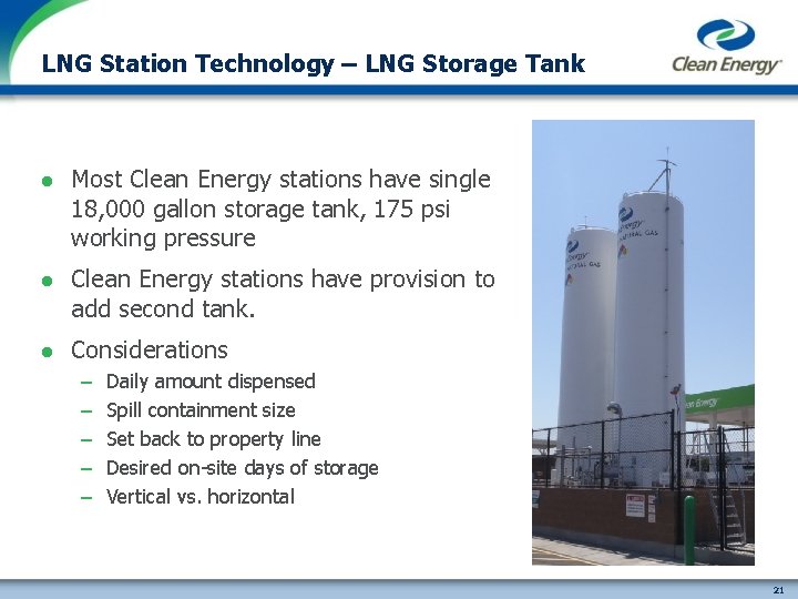 LNG Tech 101 Overview of Cooling Storage and
