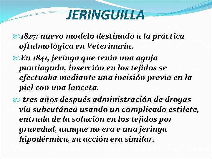 INYECTOLOGIA HISTORIA DE LA JERINGA ENFERMERIA INTEC 2008