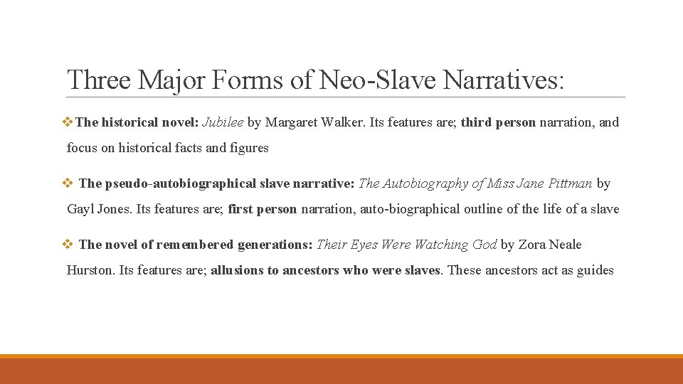 The NeoSlave Narrative 1966 PRESENT The NeoSlave Narrative