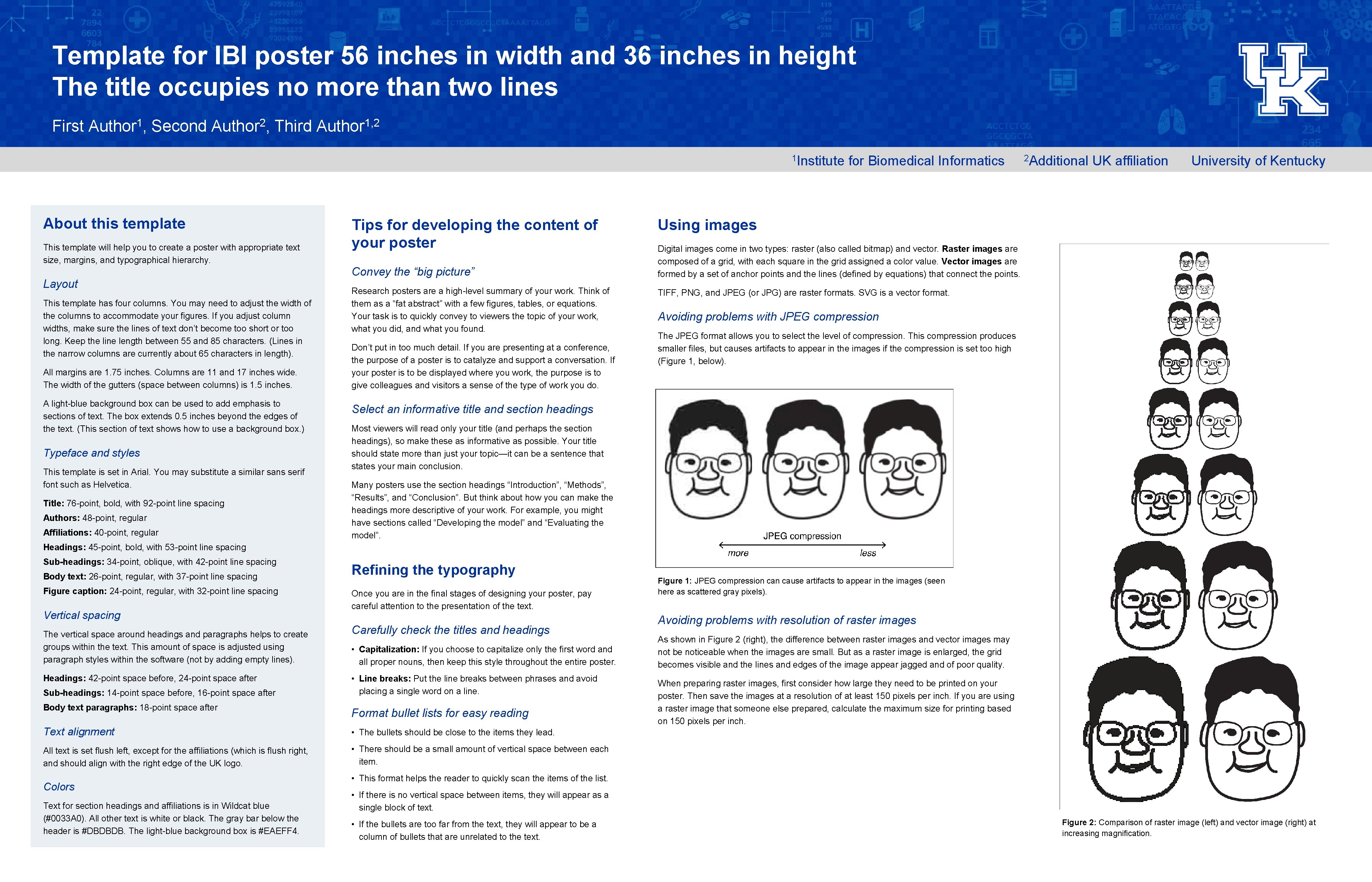 Template for IBI poster 56 inches in width