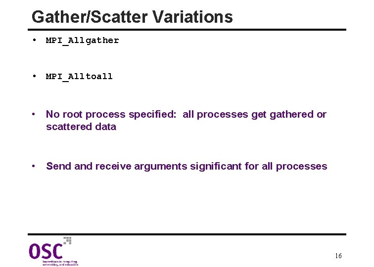 Parallel Programming with MPI Day 3 Science Technology