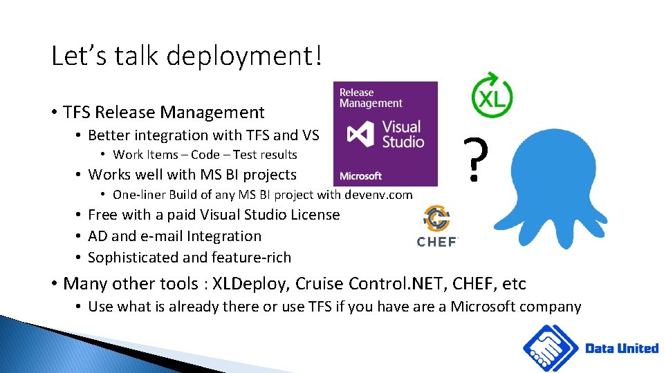 MS BI ALM TFS Microsoft Business Intelligence Application