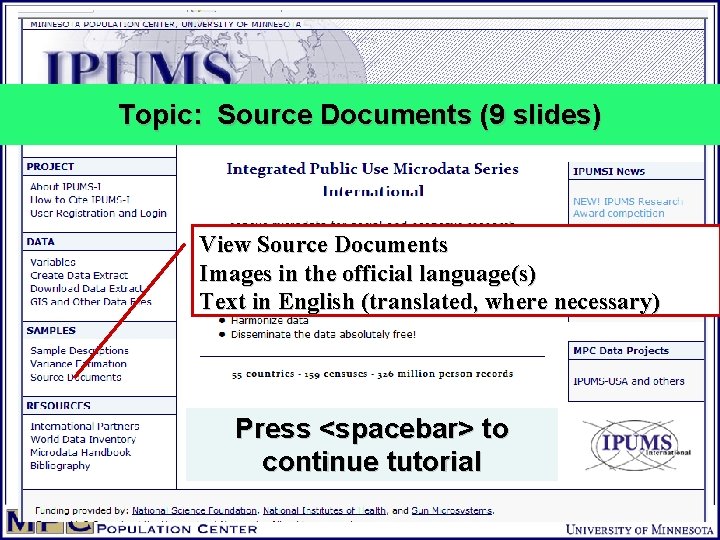 Topic Source Documents 9 slides View Source Documents