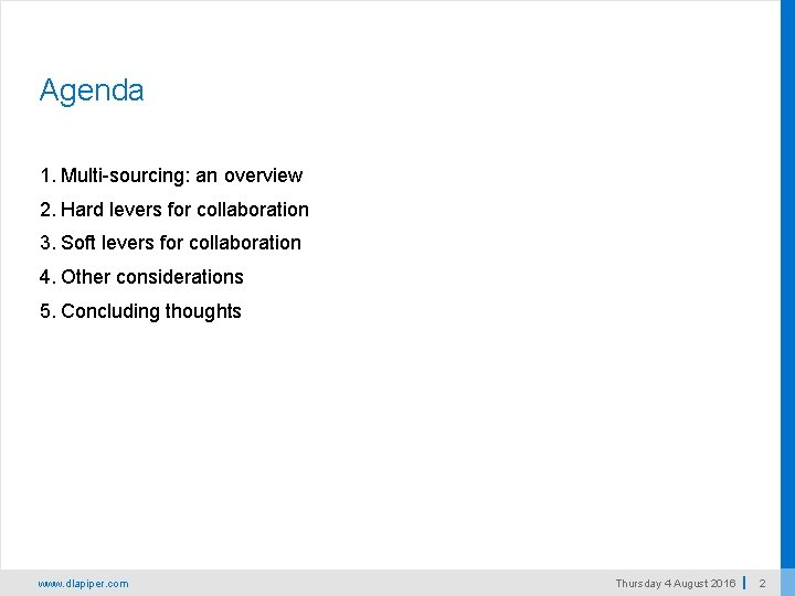 MULTISOURCING AND INCENTIVISATION Technology and Sourcing Webinar Series