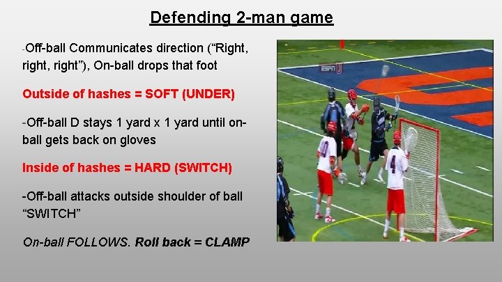 Team defense building principles skills drills Brendan Talbot