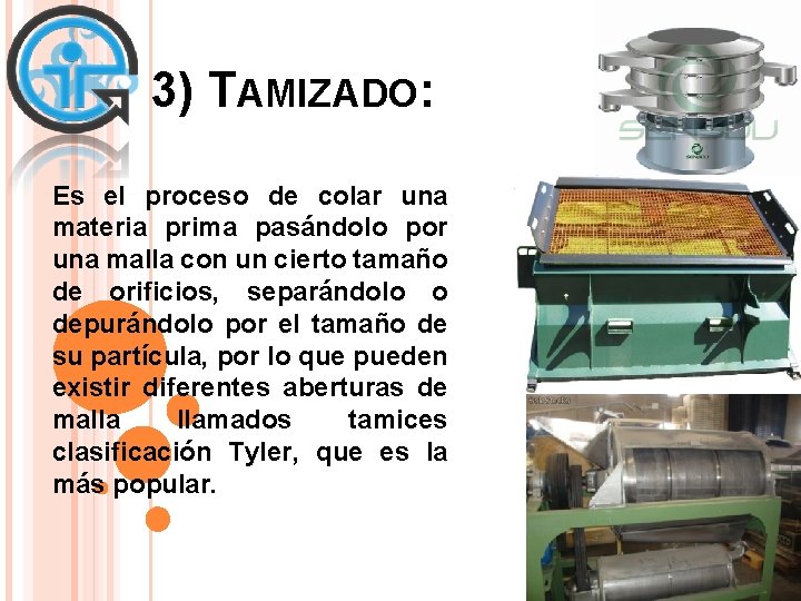 MOLIENDA TRITURADO Y TAMIZADO M En C Jos