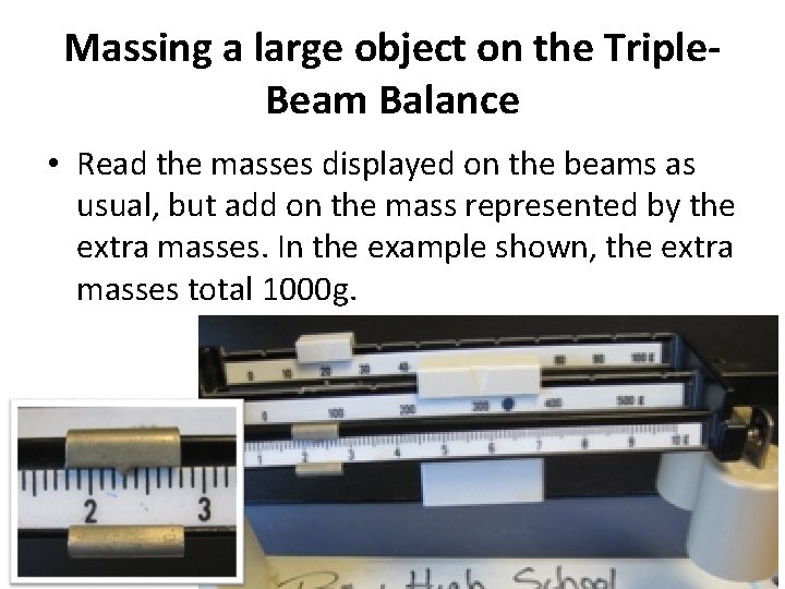 Proper Handling Of Triple Beam Balance - The Best Picture Of Beam