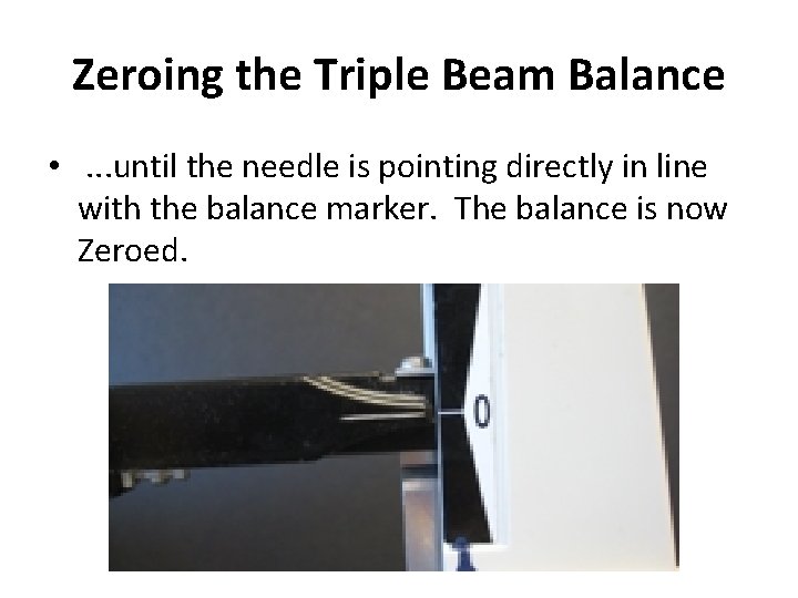 TripleBeam Balance Howto Guide Storing the Triple Beam