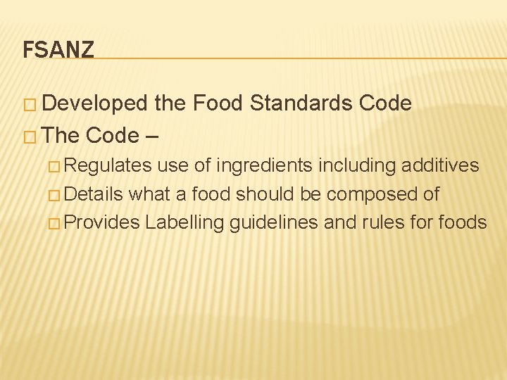 NUTRITIONIST FOOD GUIDELINES AND LABELLING INTRODUCTION New Dietary