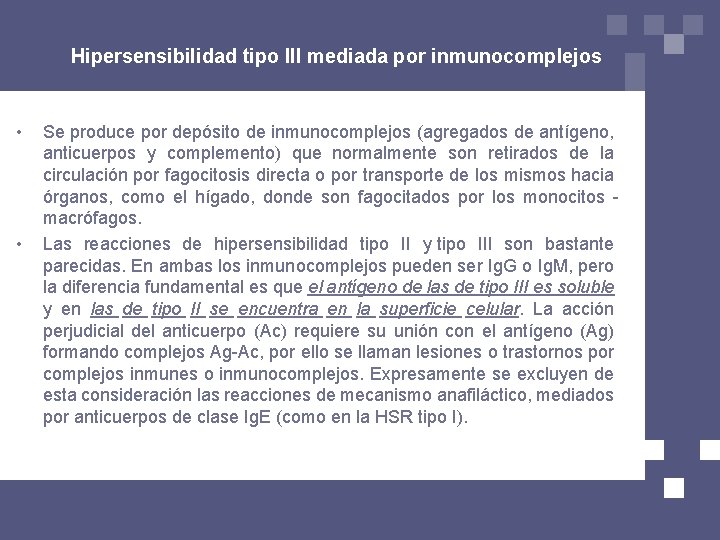 Microbiologa e Inmunologa Recciones de Hipersensibilidad ...