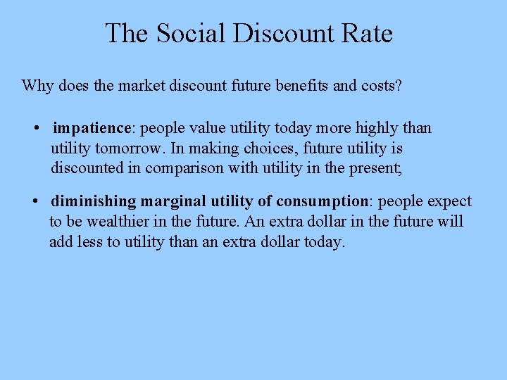 BENEFITCOST ANALYSIS Financial and Economic Appraisal using Spreadsheets