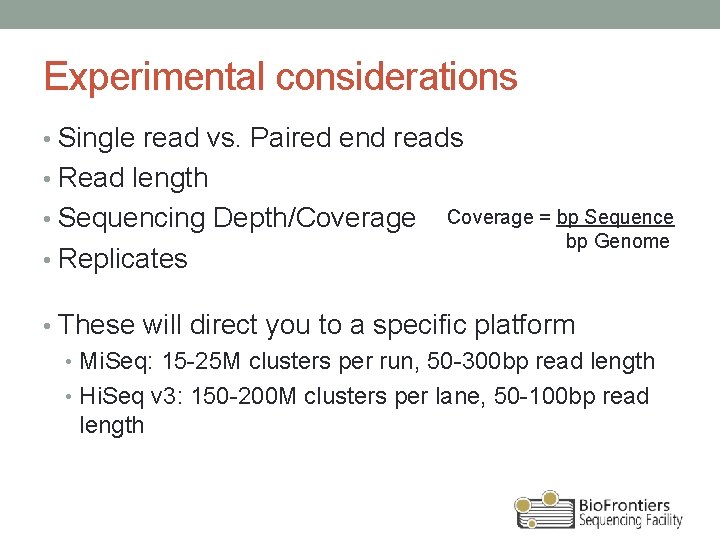 Library QA QC Day 1 Video 3 Experimental