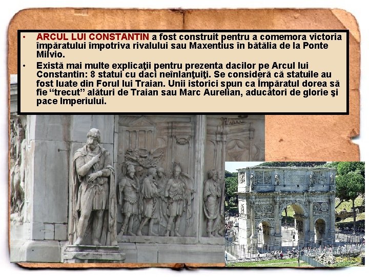 Latinitate i dacism Studiu de caz realizat de