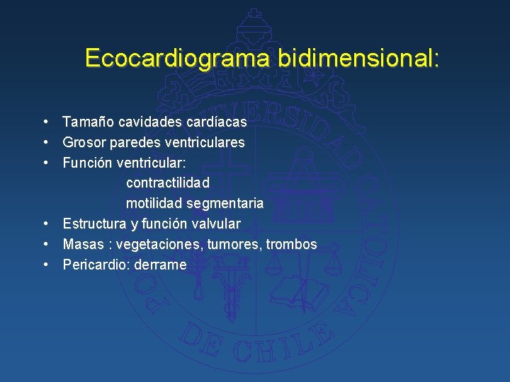 ECOCARDIOGRAFIA Preguntas Qu es un ecocardiograma Modalidades del