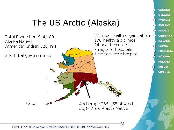 Communicable Diseases Alan J Parkinson Deputy Director Arctic