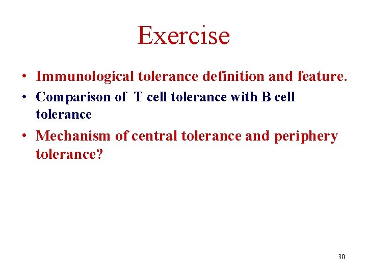 Chapter 15 Immunological Tolerance 1 1 Concept Outline
