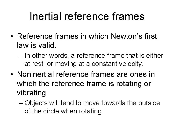 Special Theory of Relativity Space and Time Inertial