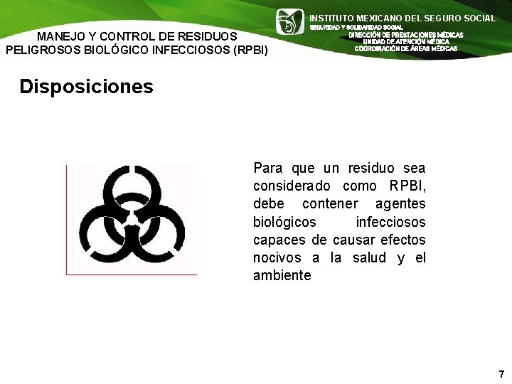 INSTITUTO MEXICANO DEL SEGURO SOCIAL SEGURIDAD Y SOLIDARIDAD