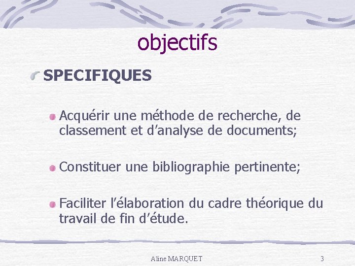 La recherche documentaire 1 Comment mener une recherche