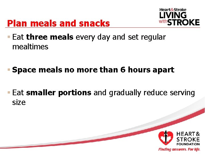 Swallowing and Nutrition Topics Module 1 Understanding stroke