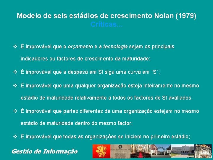 Evoluo da Funo Sistemas de Informao Gesto de