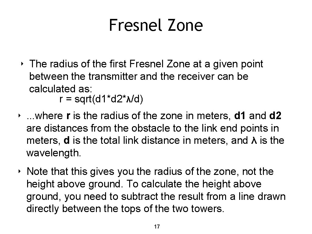 Link Budget Calculation Training materials for wireless trainers