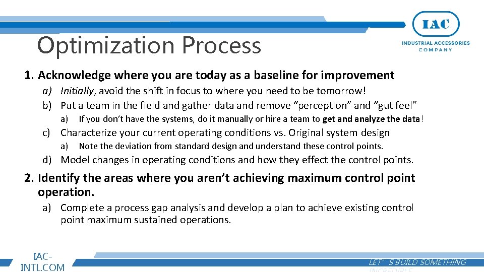 Process Optimization Methodology North American Frac Sand Exhibition
