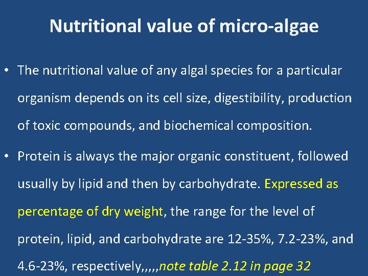 Algal culture techniques The terminology used to describe
