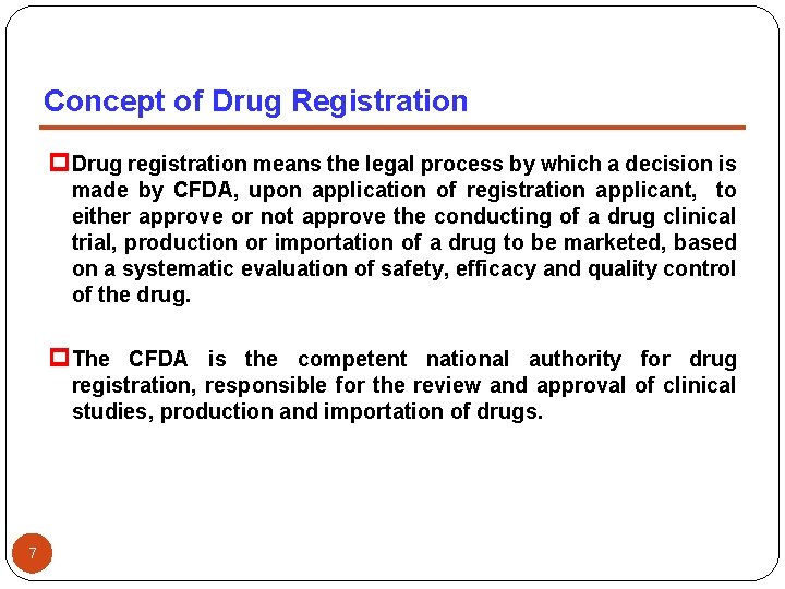 Overview on Registration Administration of Traditional Chinese Medicines