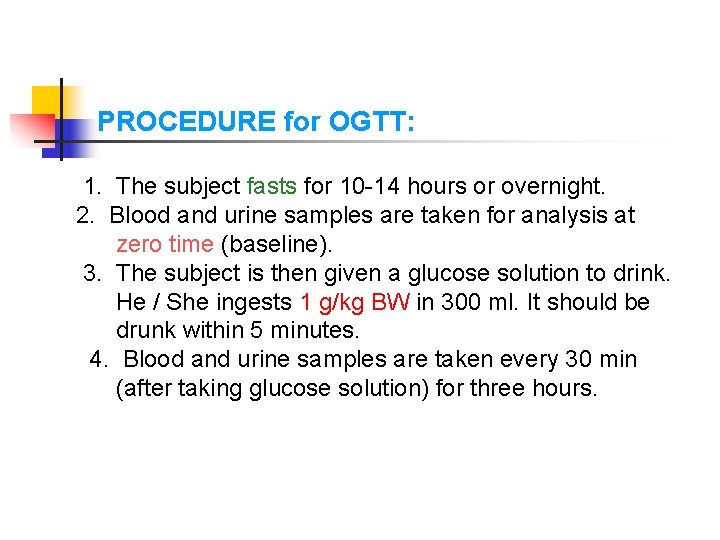 GLUCOSE TOLERANCE TEST GTT Ramla A Sandag Jailani