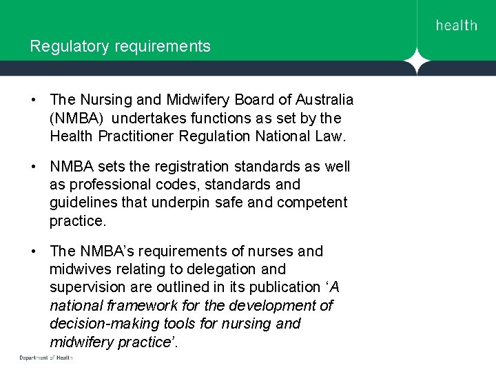 Delegation and Supervision for Victorian Nurses and Midwives