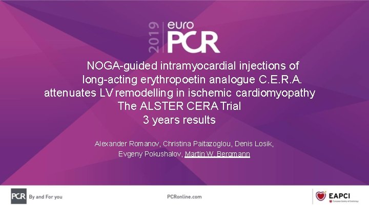 NOGAguided intramyocardial injections of longacting erythropoetin ...