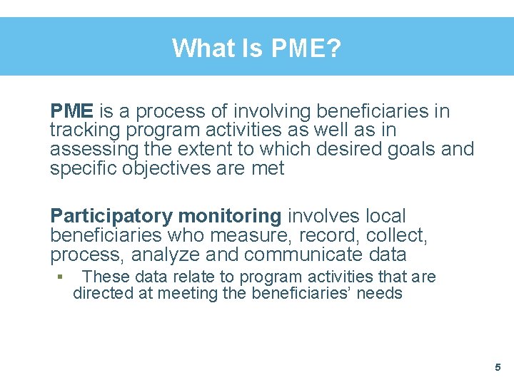 CDI Module 13 Basic ME Concepts for Integrated