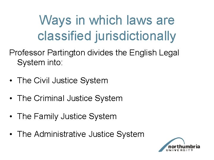 English Legal System Introduction to the English Legal