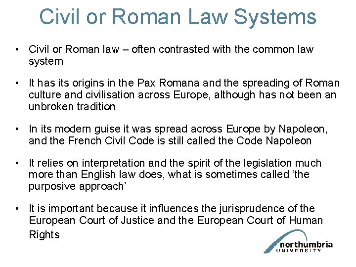 English Legal System Introduction to the English Legal