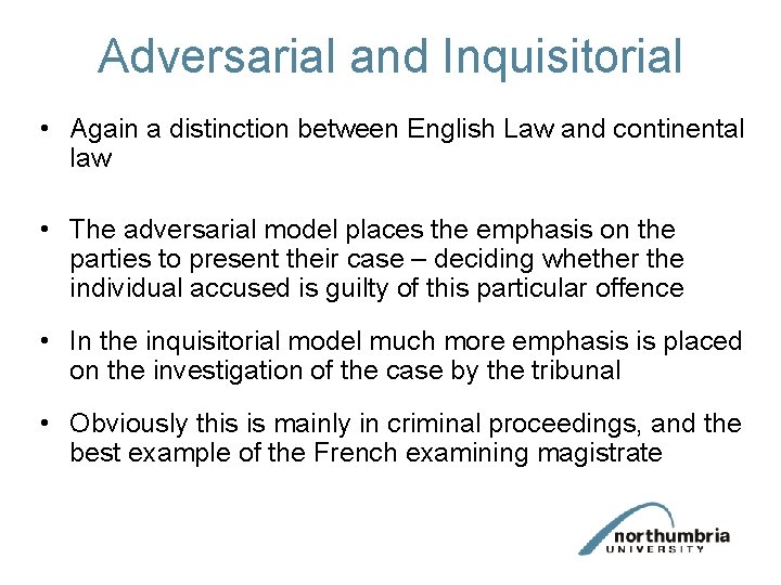 English Legal System Introduction to the English Legal