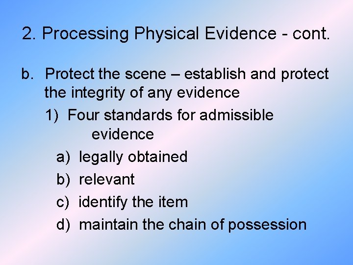 CRIME SCENE CORPUS DELICTI Body of the Crime