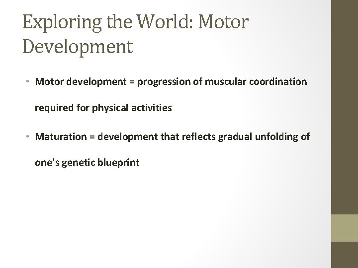 Chapter 10 Human Development Across the Lifespan Development