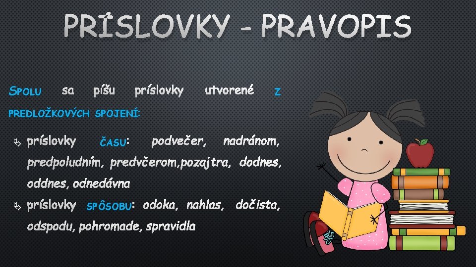 PRSLOVKY MGR SIMONA GONDEKOV PRSLOVKY ADVERBI S NEOHYBN