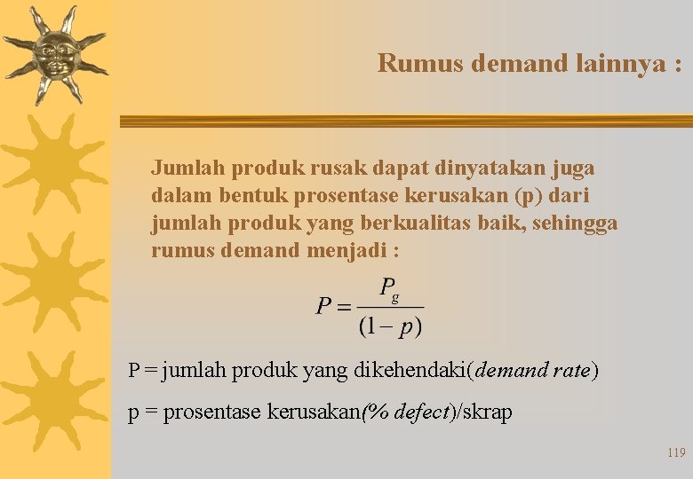 PEMILIHAN MESIN JUMLAHKAPASITAS DAN PERANCANGAN STASIUN KERJA by
