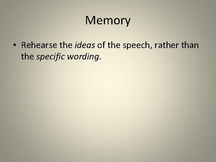 Basic Elements of Speechmaking The Five Canons of