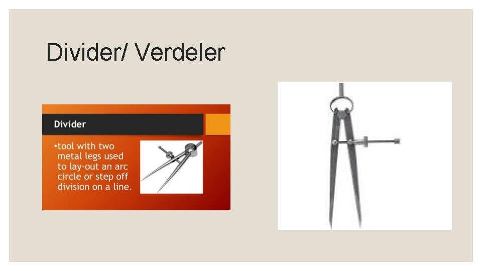 ROODEPARK SCHOOL SKOOL Identification of hand tools Woodwork